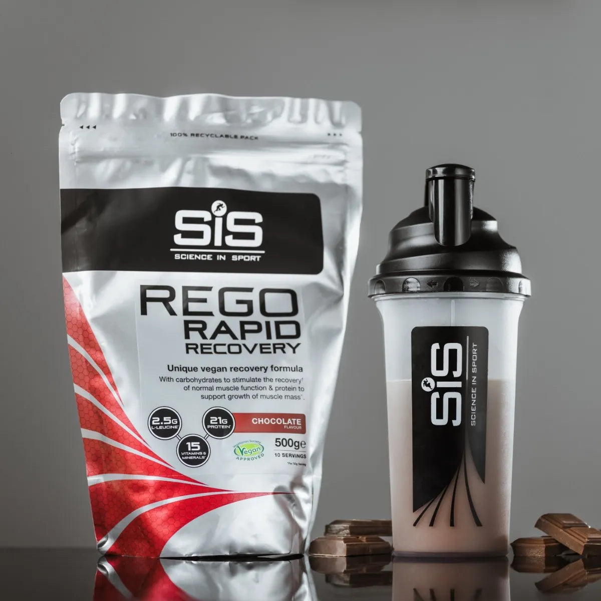 SiS REGO Rapid Recovery Powder | 500g Bag | Chocolate – stokelab